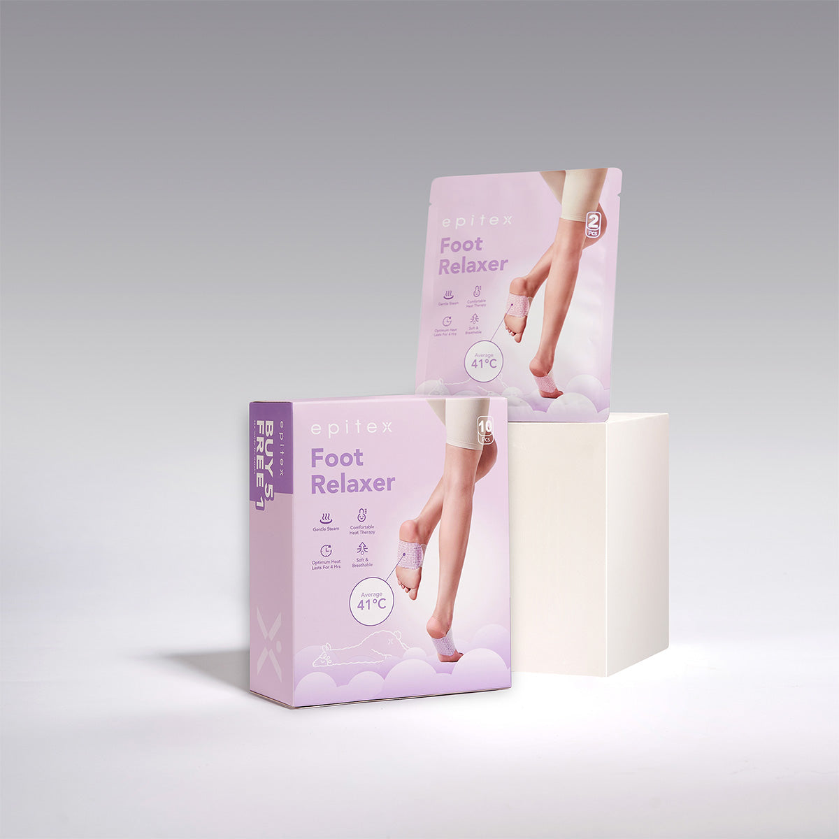 Epitex Foot Heat Pad Relaxer (10pcs In a Box)